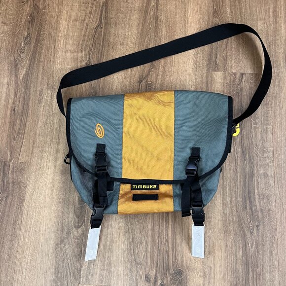 Timbuk2 | Bags | Timbuk2 Classic Messenger Travel Bag Gray Gold | Poshmark
